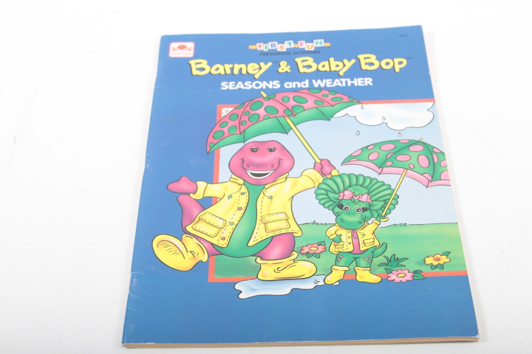 Barney & Baby Bop Seasons and Weather Illustrated Preschool Activities ...