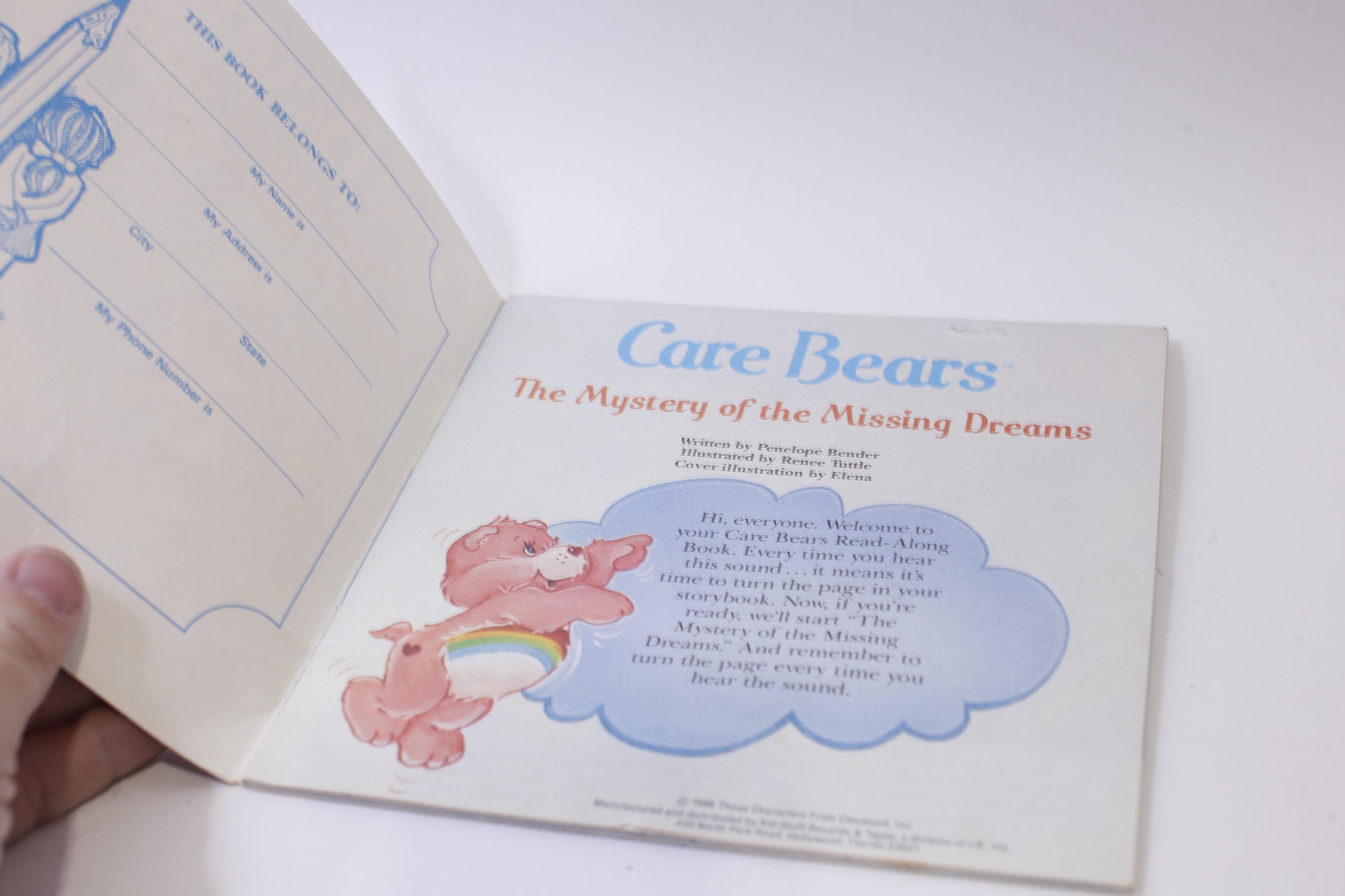 Care Bears, the Mystery of the Missing Dreams, Picture Book With ...