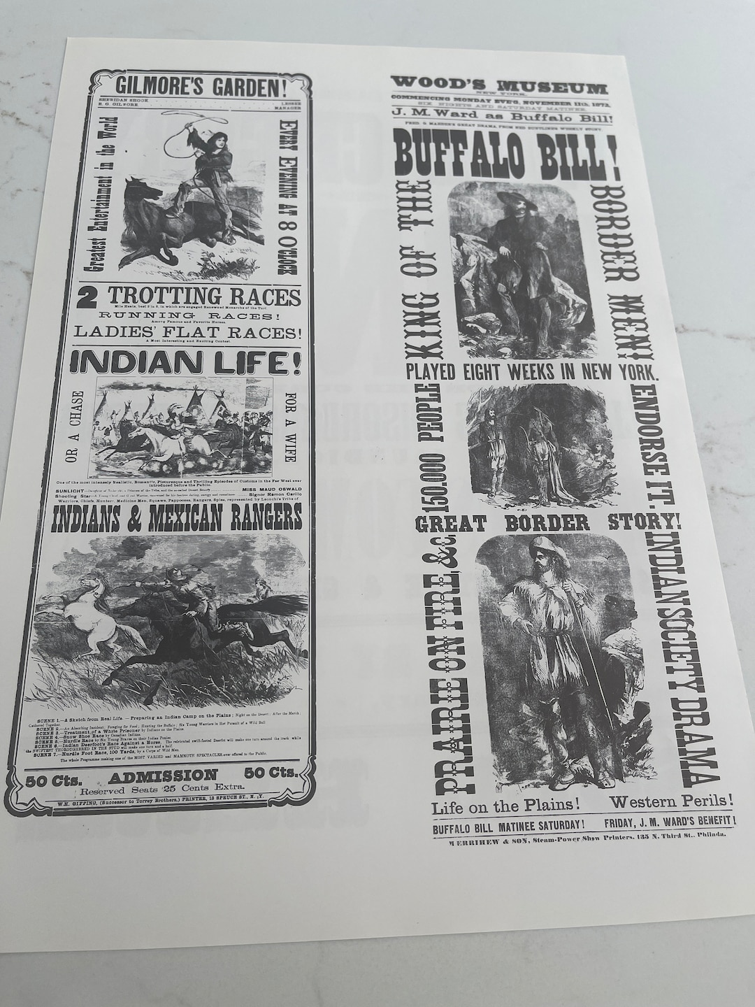 Gilmore's Garden, Woods Museum,buffalo Bill, Great Border Story, Indian ...