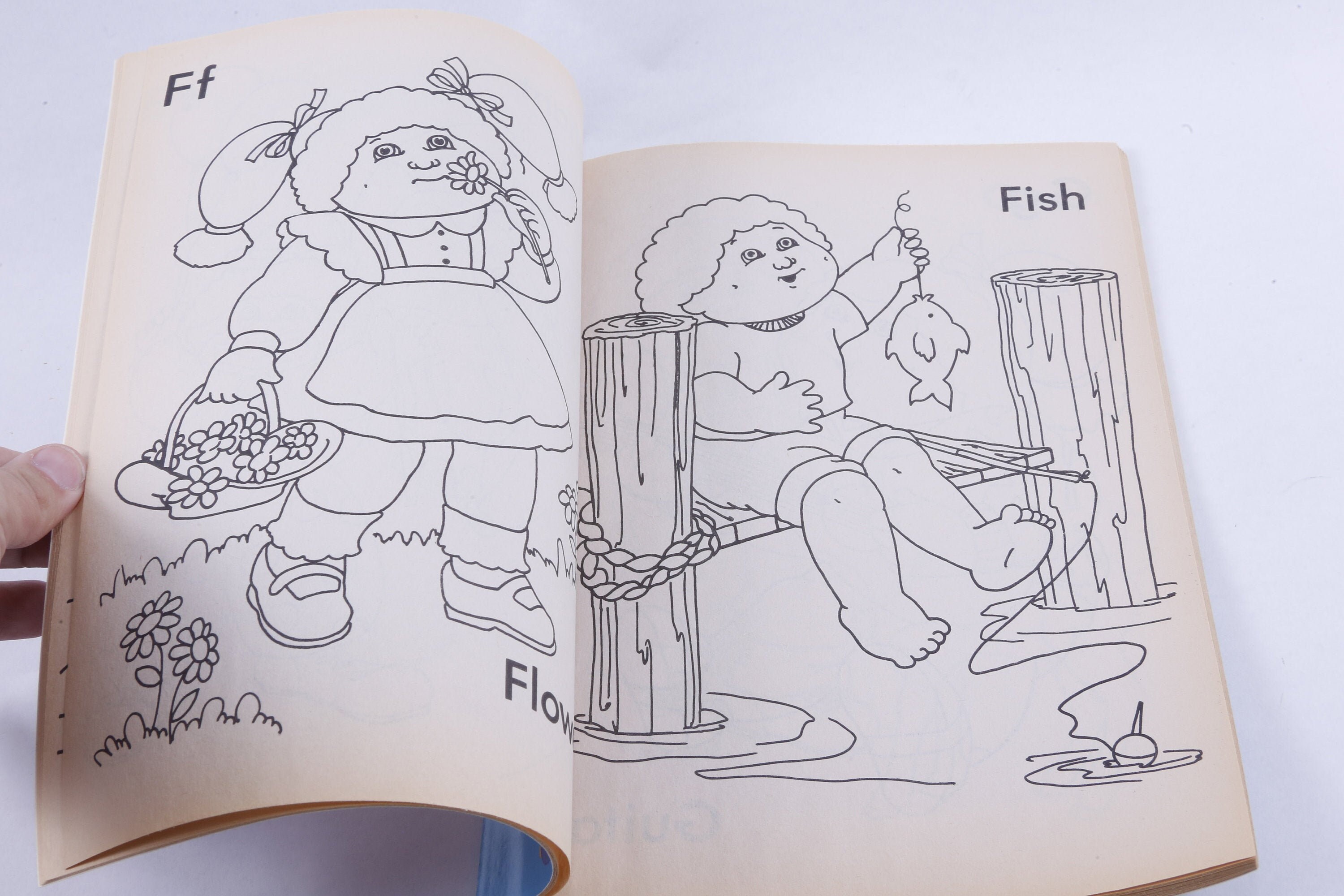 Cabbage Patch Kids Big Coloring Book ABC Fun A Golden Book - Etsy