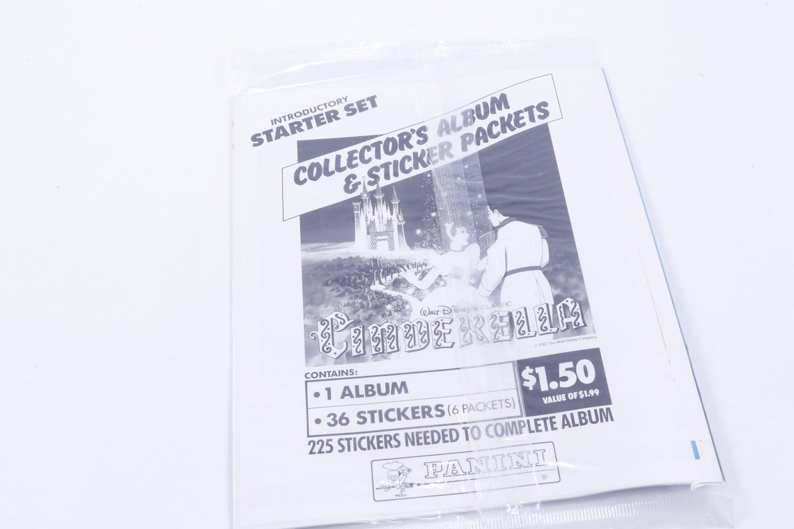 Walt Disney, Cinderella, Sticker Album, Stickers, Panini, 1987, Comics ...