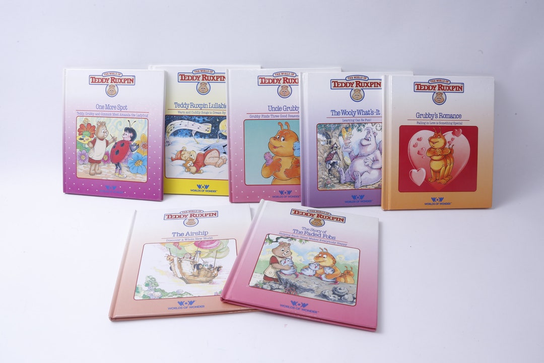 The World of Teddy Ruxpin, Worlds of Wonder, Book Set, Set of 7 Books ...