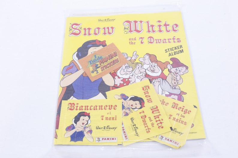 SEALED Walt Disney Snow White and the 7 Dwarfs Sticker - Etsy