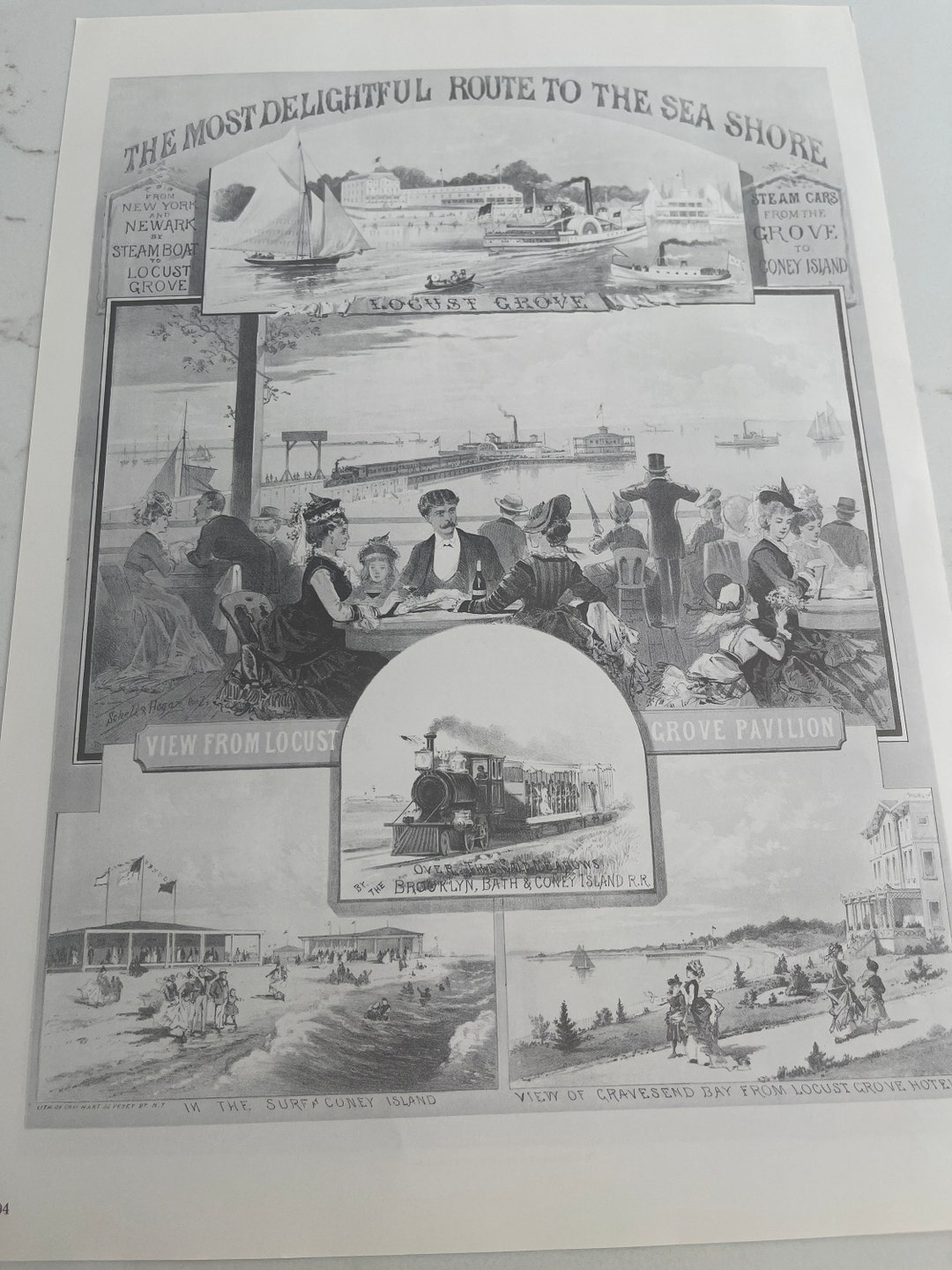 The Most Delightful Route to the Shore, Black and White, Creation ...