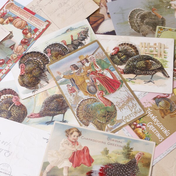Victorian Thanksgiving Cards - Etsy
