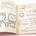 1980's Rare Hello Kitty Busy Book Coloring Book Happy House Children ...