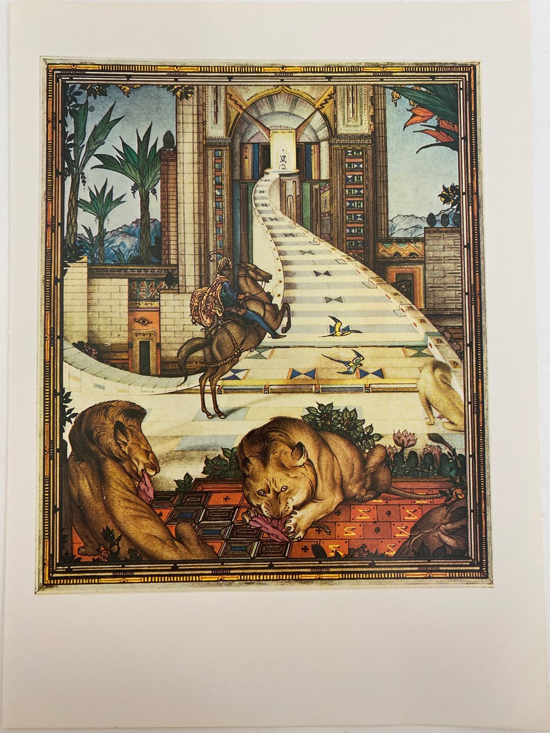 Prince Assad, Fairy Pirie Nashara, Arabian Nights, Edward Julius ...