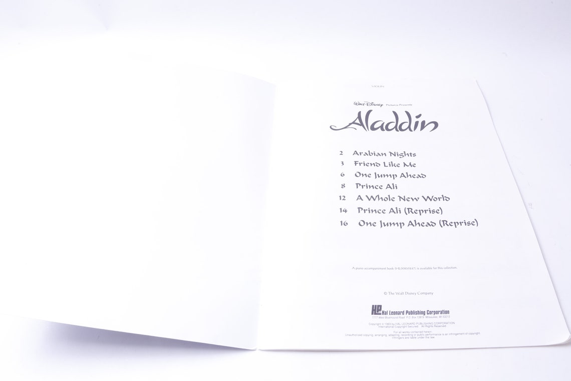 Walt Disney, Aladdin, Alan Menken, Howard Ashman, Tim Rice, Songs ...