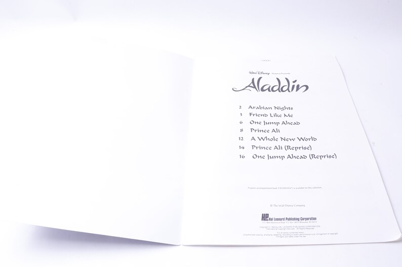 Walt Disney, Aladdin, Alan Menken, Howard Ashman, Tim Rice, Songs ...