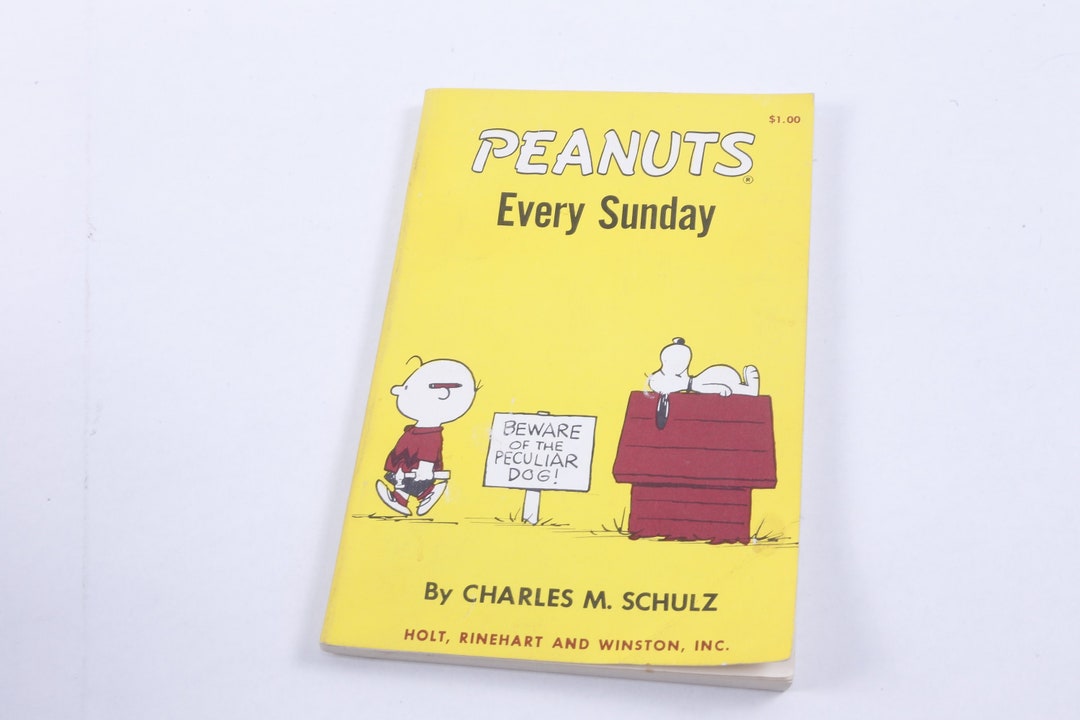 Peanuts, Every Sunday, Charles M. Schulz, Comics, Vintage, Picture Book ...