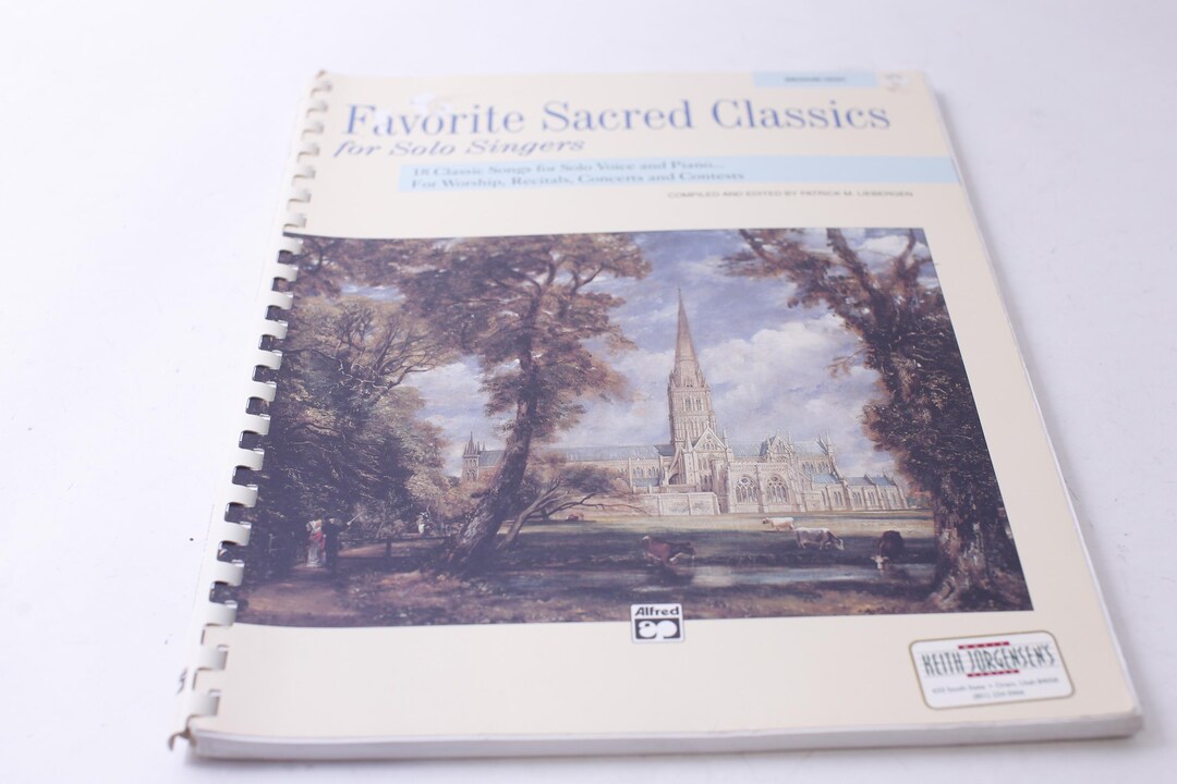 Favorite Sacred Classics for Solo Singers, Songbook, Alfred, Sheet ...
