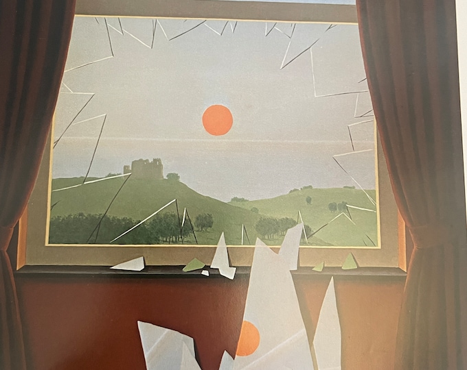 René Magritte, Evening Falls, Print, Reproduction, Surrealism, Broken ...