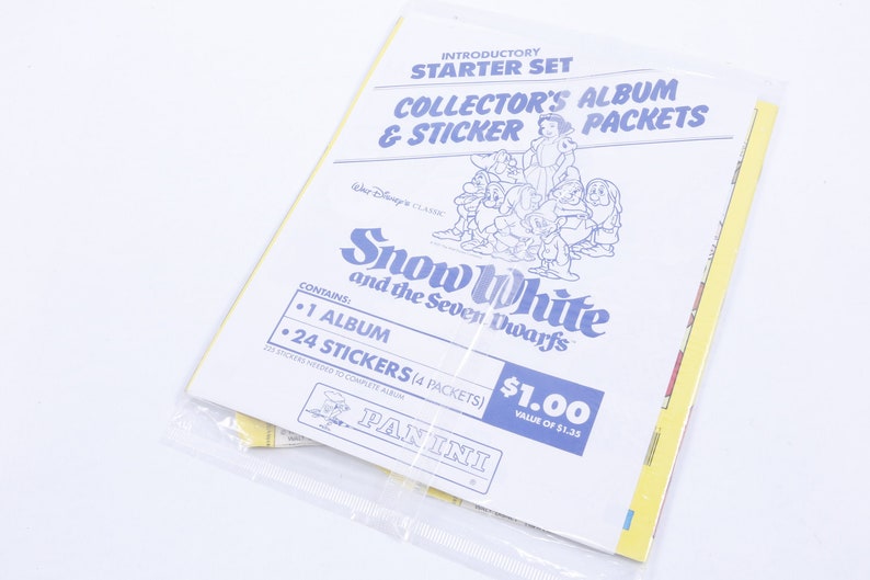 SEALED Walt Disney Snow White and the 7 Dwarfs Sticker - Etsy
