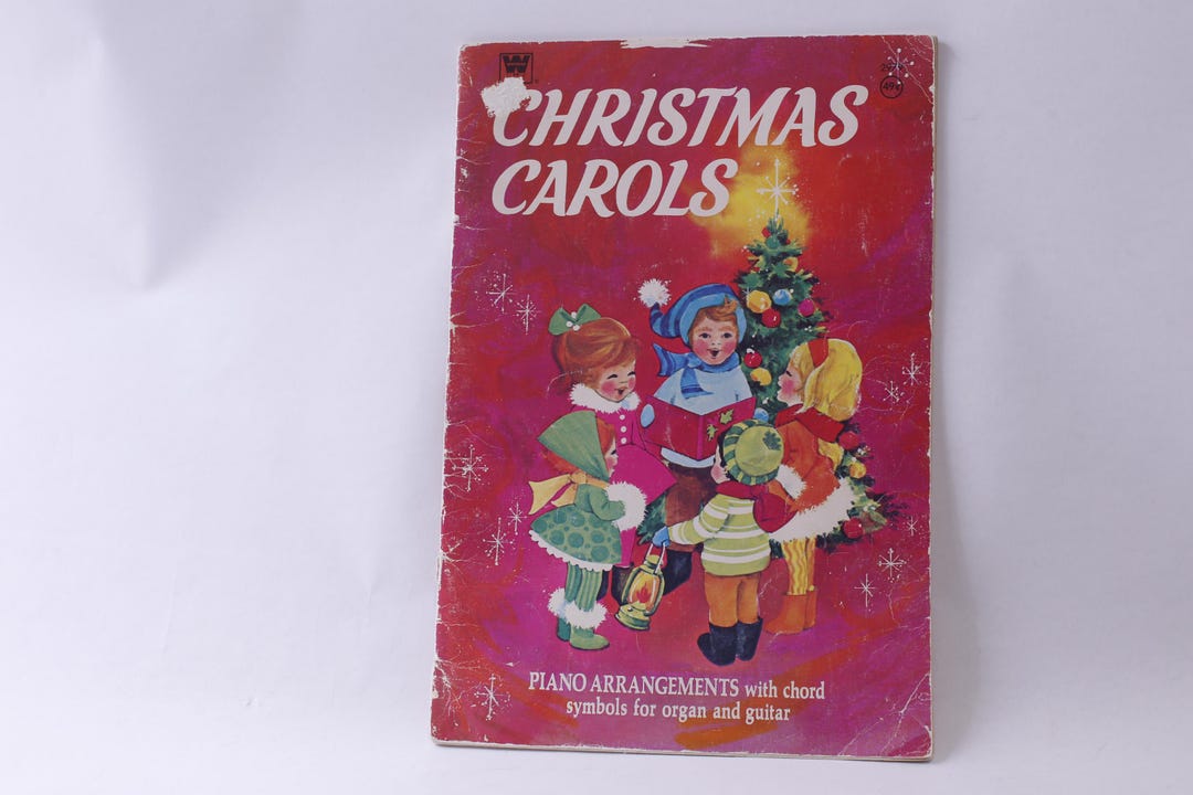 Christmas Carols, Piano Arrangements With Chord Symbols for Organ and ...
