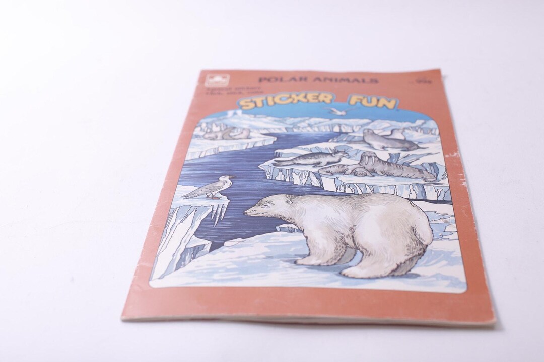 Polar Animals, Sticker Fun, Picture Book, USED, Golden, Learning, Pre ...