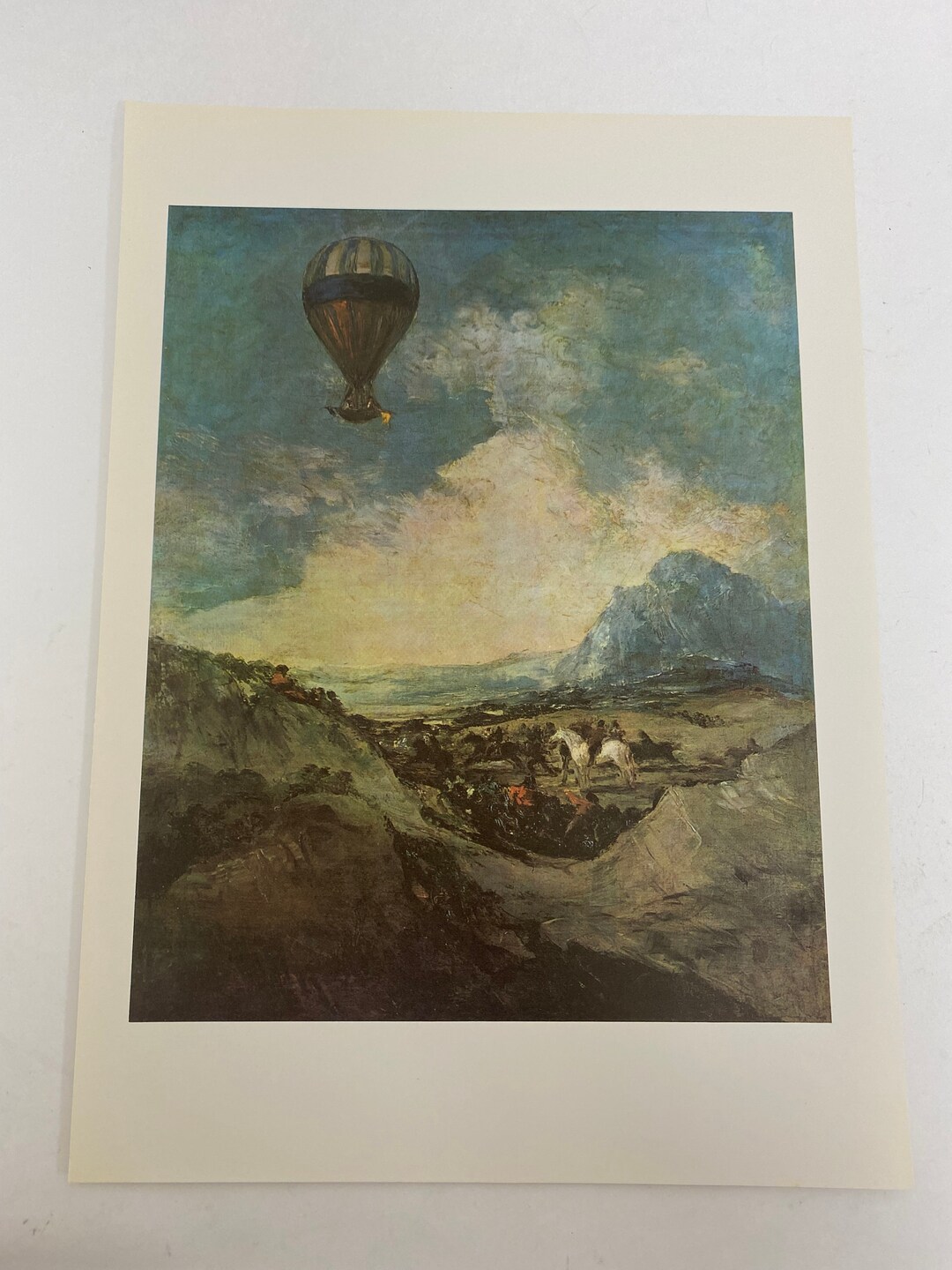 Goya, Bookplate, Print, the Balloon, Palette Knife, Medium Bond,semi ...