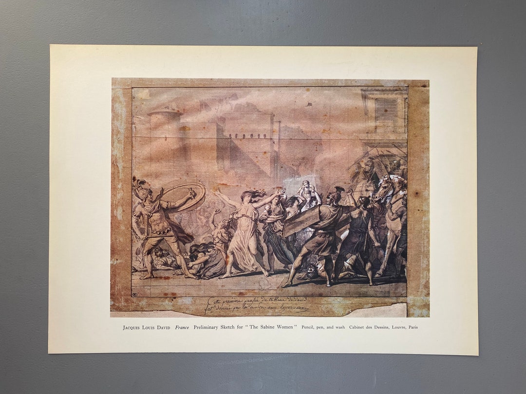 Jacques Louis David, Sabine Women, Goya, It’s His Name Day, Poster ...