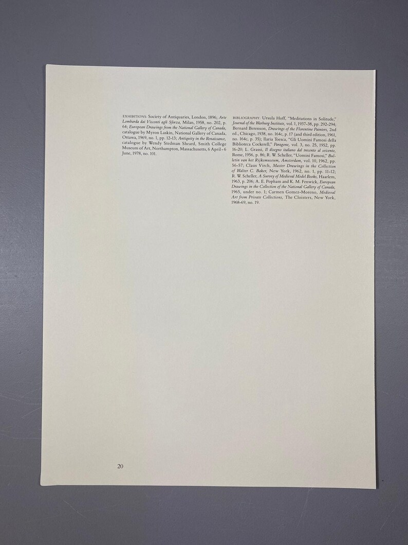 Florentine School, Page From the Cockerell Chronicle, Drawing, Print ...