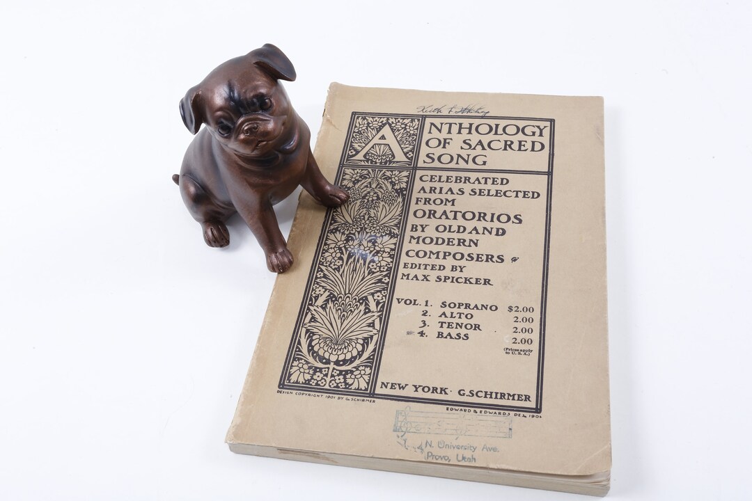 Anthology of Sacred Song, Max Spicker, G. Schirmer, 1901, Notes, Music ...