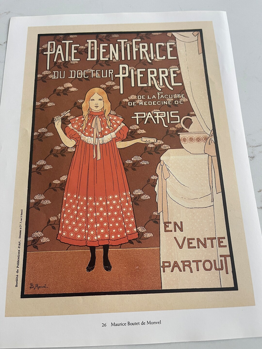 Pâte Dentifrice Poster, Vintage Toothpaste Advertising, French Dental ...