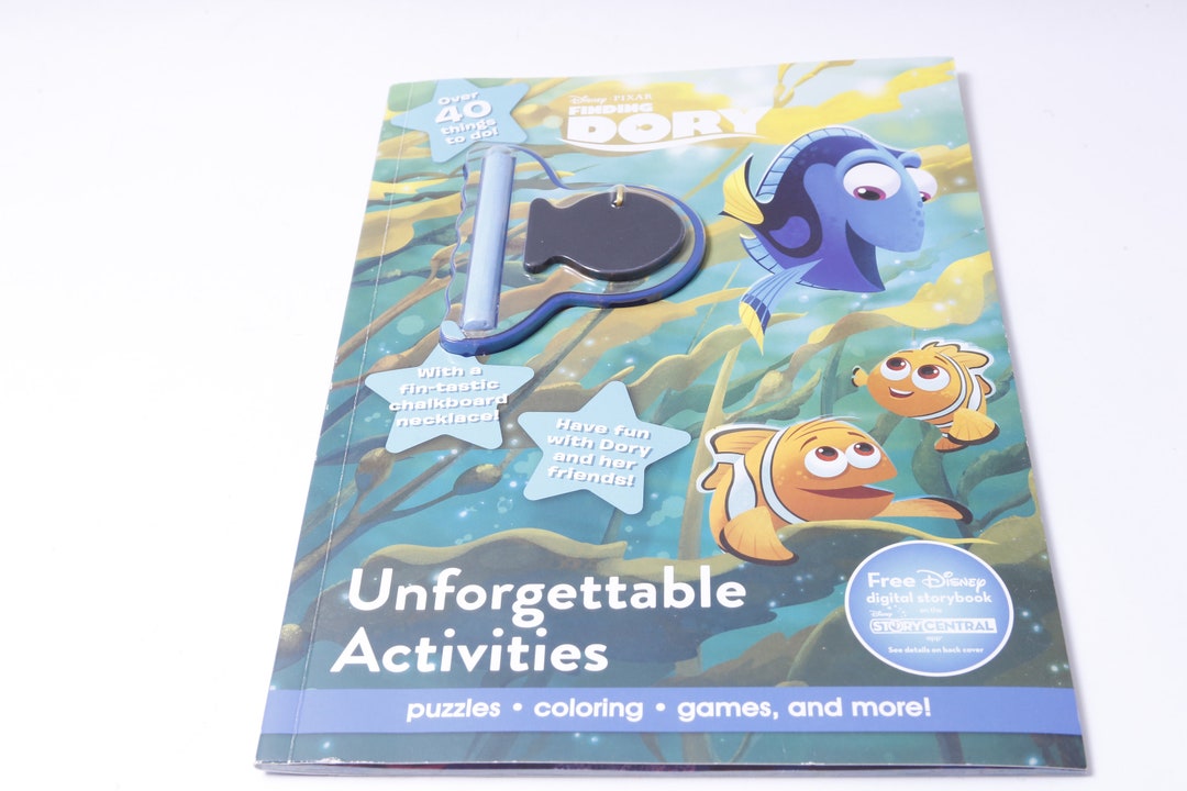 Disney, Pixar, Finding Dory, Activity Book, Puzzles, Coloring, Games ...