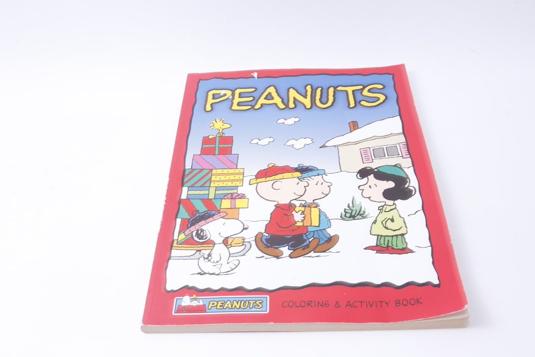 Peanuts, Coloring & Activity Book, Snoopy, Vintage, Picture Book, Child ...