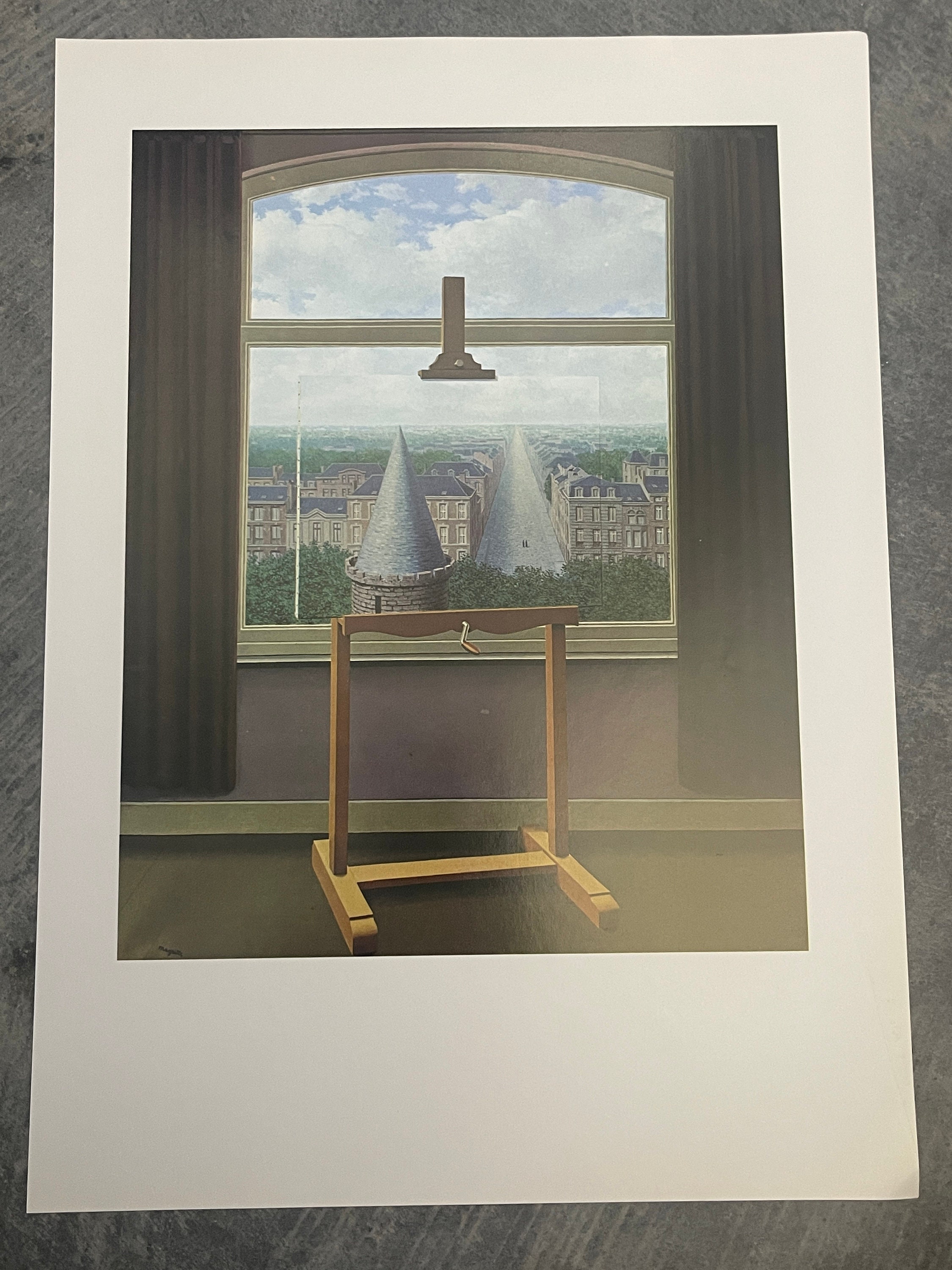 René Magritte, Euclidean Walks, Print, Reproduction, Surrealism ...