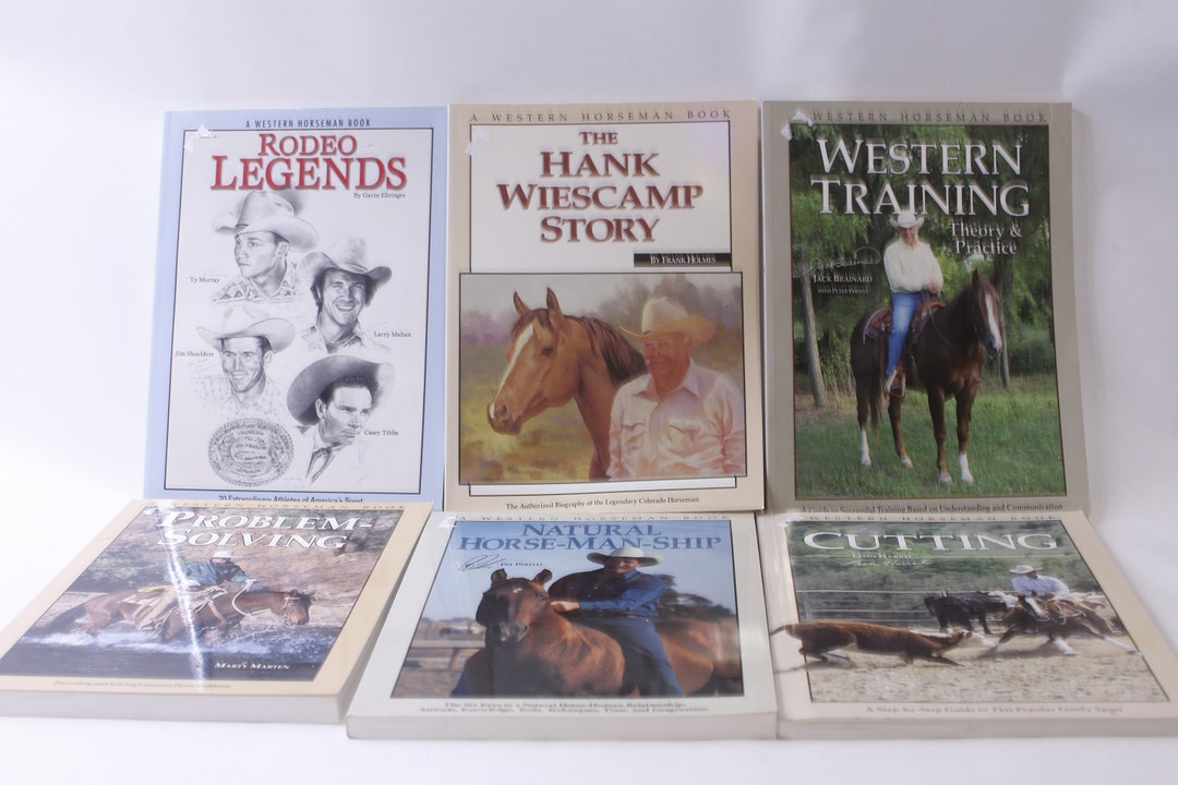 Western Horseman Books, Set of 6, Rodeo Legends, Hank Wiescamp ...