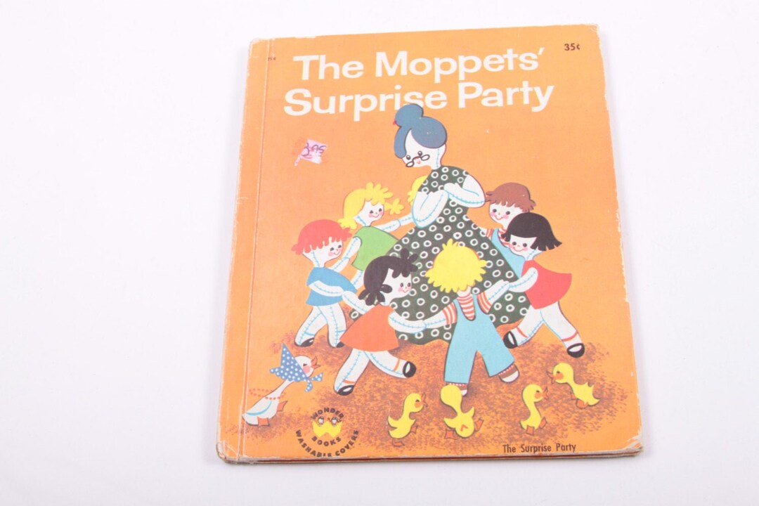 The Moppets' Surprise Party, Vintage, Children's Book, Illustrated ...