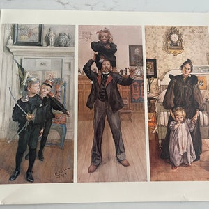 Carl Larsson, Family, Ulf, Pontus, Drita, Kids, Poster, Painting ...