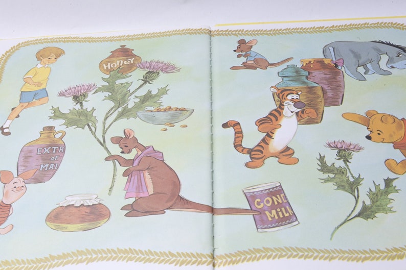 Winnie-the-pooh Meets Tigger A.A. Milne Walt Disney Golden | Etsy