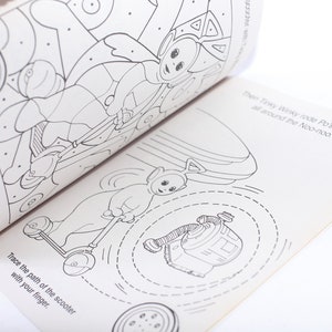 Teletubbies, Po Follows a Path, Coloring Activity Book, 1998, Ragdoll ...