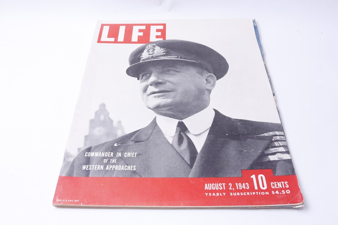 Life, Magazine, August 2, 1942, Commander in Chief of the Western ...