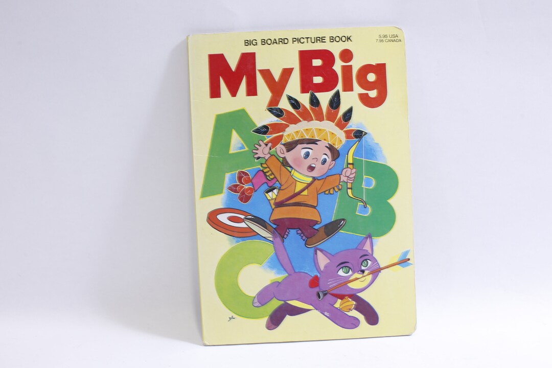 My Big ABC, Big Board Picture Book, Alphabet, Learning, Illustrated ...