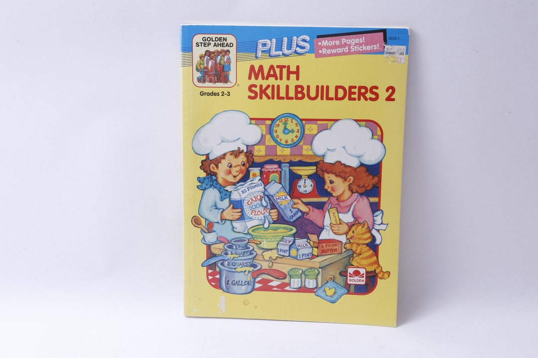 Math Skillbuilders 2, Golden Step Ahead, Reward Stickers, Softcover ...