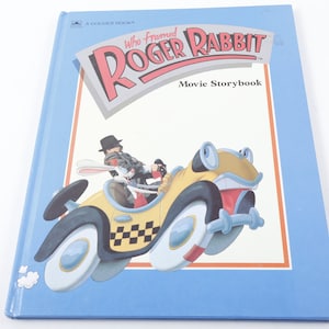 Who Framed Roger Rabbit Movie Storybook Vintage Picture Book ...