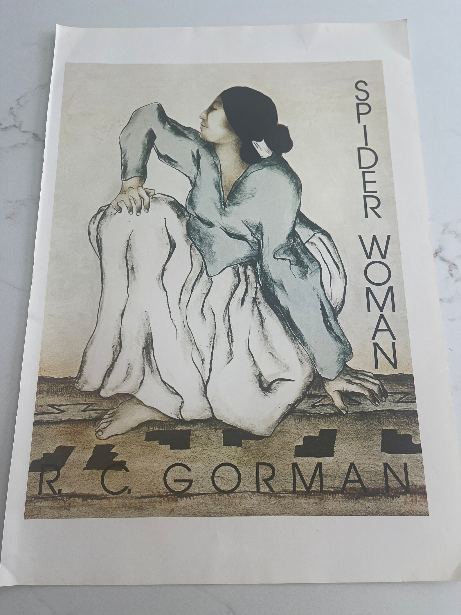 R.C. Gorman, Spider Woman, Drawing, Poster, Collectible, Design ...