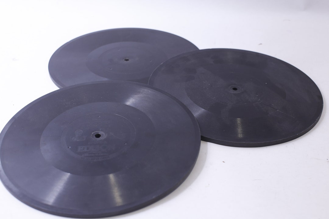 Edison Record Disk Set, Spanish Dance, I’d Rather Be a Lamp Post on Old ...