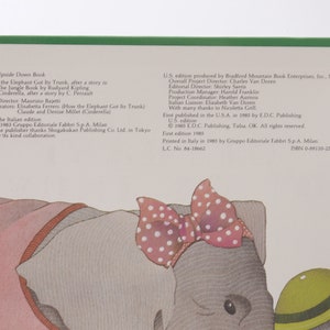 Cinderella, How the Elephant Got Its Trunk, Upside Down Book, Hardcover ...
