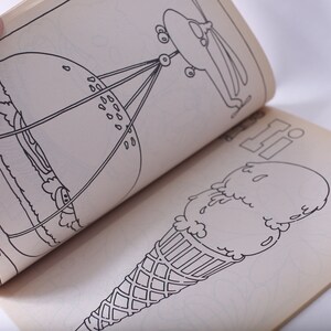 Uncolored the Sesame Street A to Z, Big Coloring Book, 1990, Golden ...