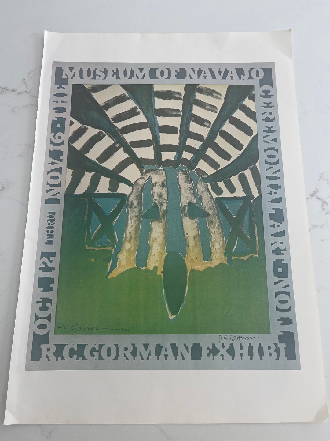 R.C. Gorman, Museum of Navajo, Drawing, Poster, Collectible, Design ...