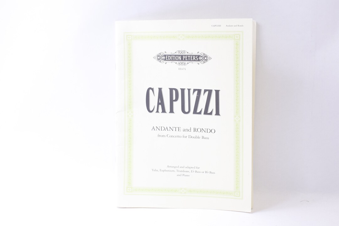 Capuzzi, Andante and Rondo From Concerto for Double Bass, Sheet Music ...