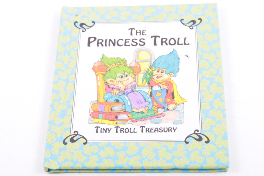 The Princess Troll, Tiny Troll Treasury, Troll Book, Vintage Children's ...