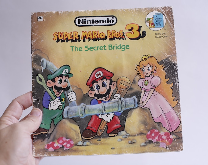 Super Mario Bros 3, the Secret Bridge, Picture Book, Nintendo, A Golden ...