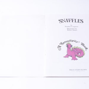 Sniffles, Stephen Cosgrove, A Serendipity Book, Illustrated, Softcover ...