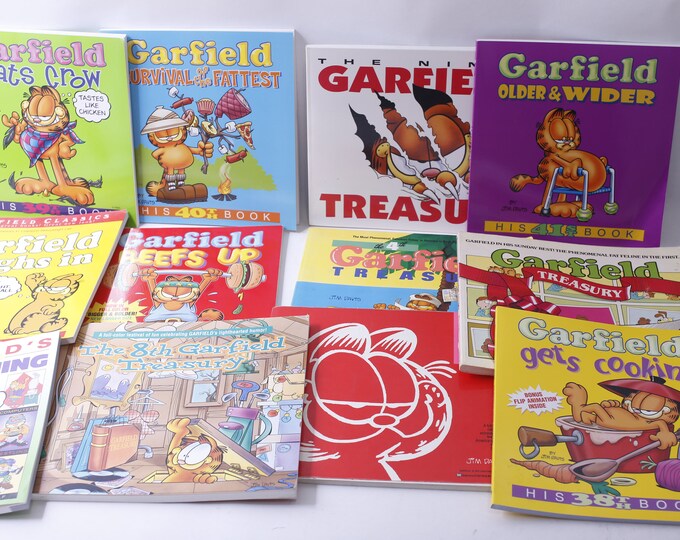 Garfield, Book Set, Cat Humor, Comic Collection, Hilarious Antics ...
