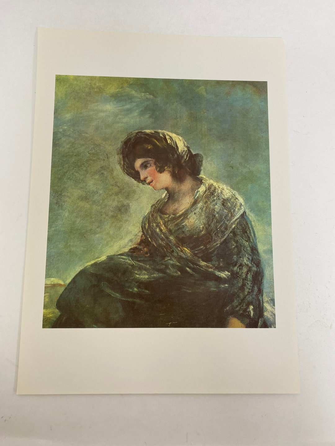 Goya, Bookplate, Print, the Milkmaid of Bordeaux , Young Woman, Lovely ...