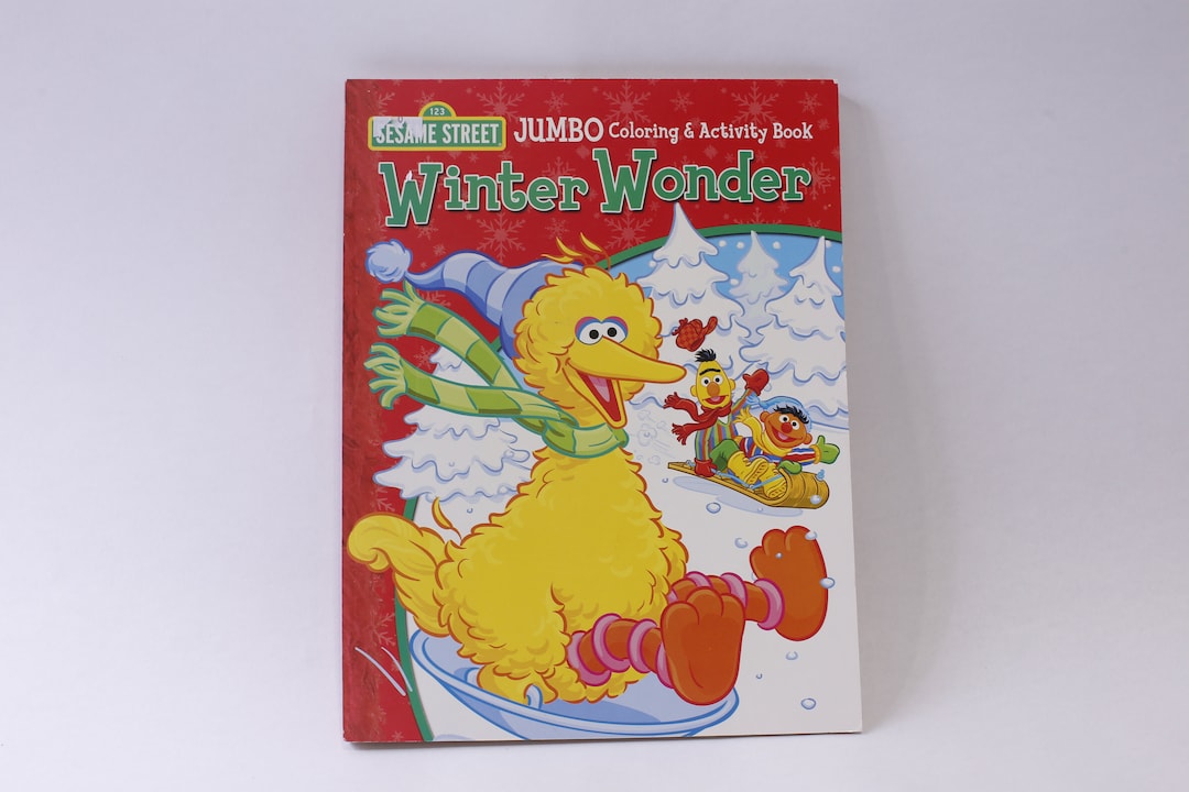 Sesame Street, Winter Wonder, Jumbo Coloring and Activity Book ...