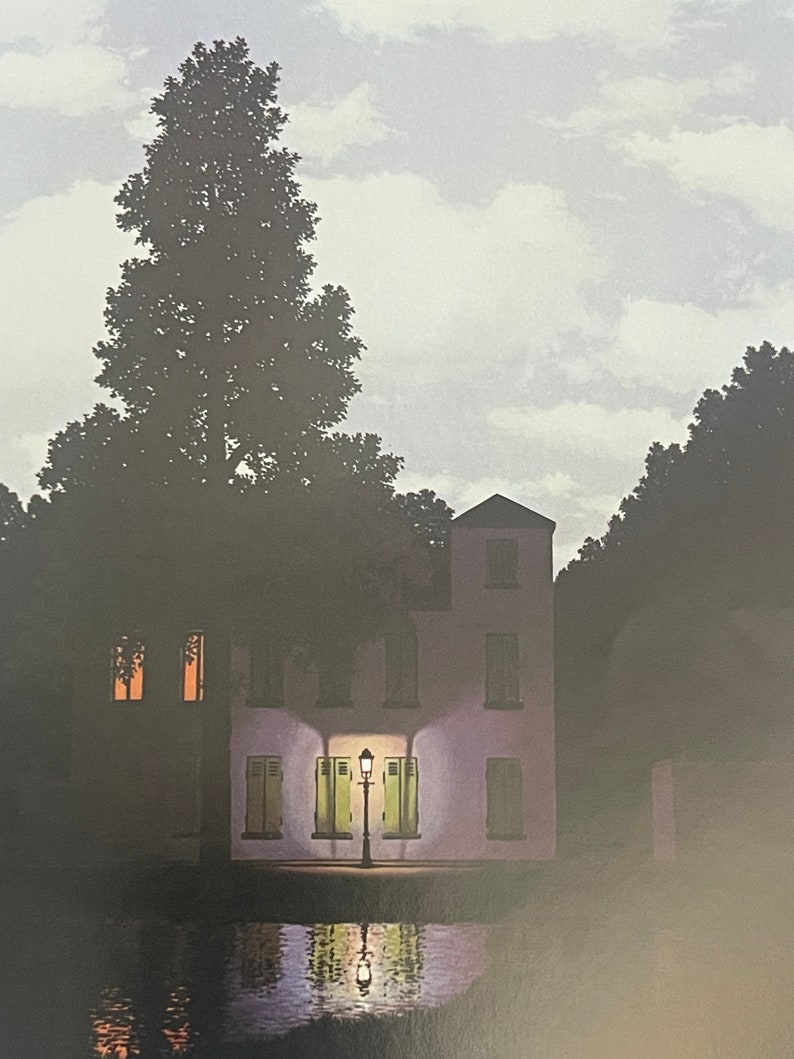René Magritte the Empire of Light II Print Reproduction - Etsy