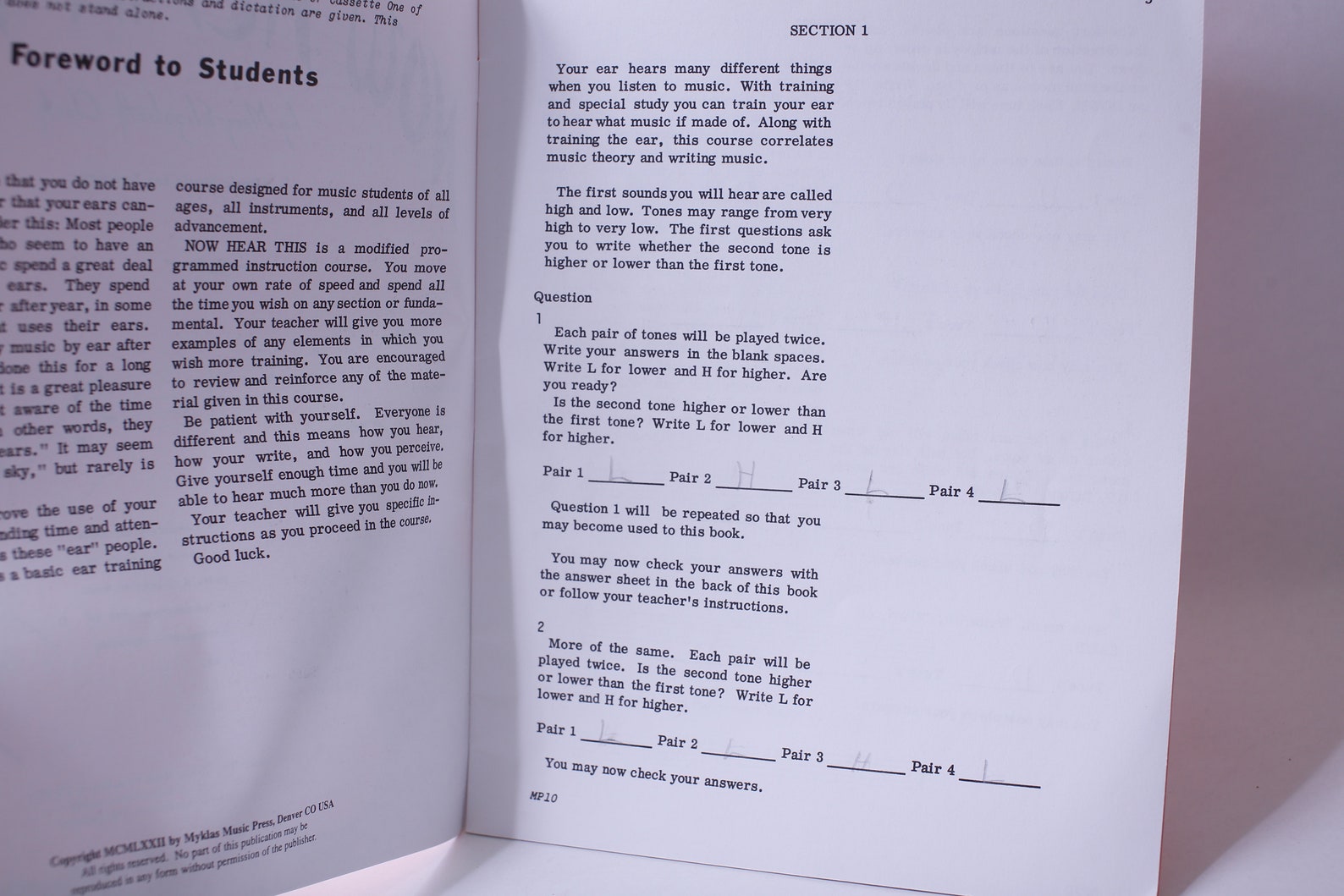 Now Hear This, Mary Elizabeth Clark, Basic Music Ear Training, Student ...